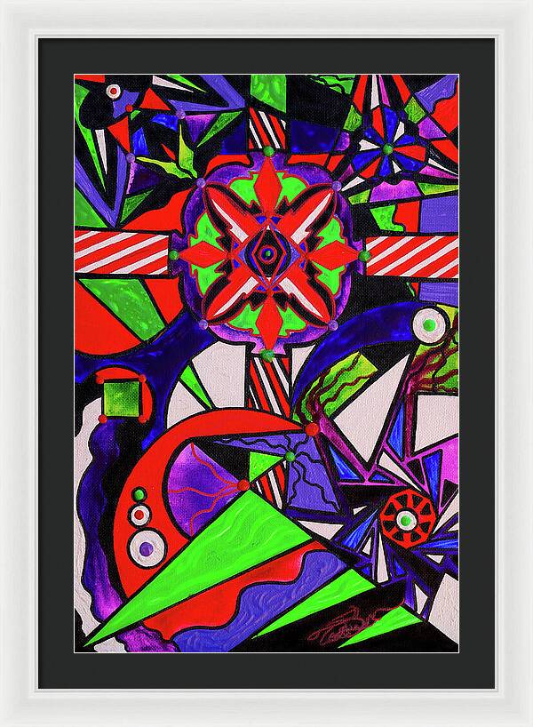 Warding Grid - Framed Print - Teal Swan Shop