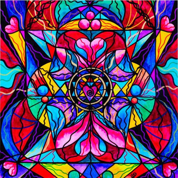 Blue Ray Self Love Grid - Microfiber Duvet Cover - Teal Swan Shop